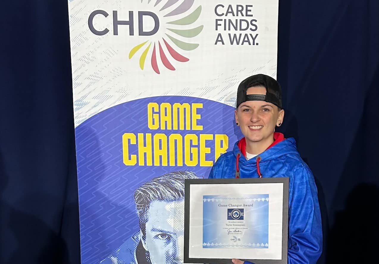 Taylor Scannapieco Honored with Game Changer Award | CHD
